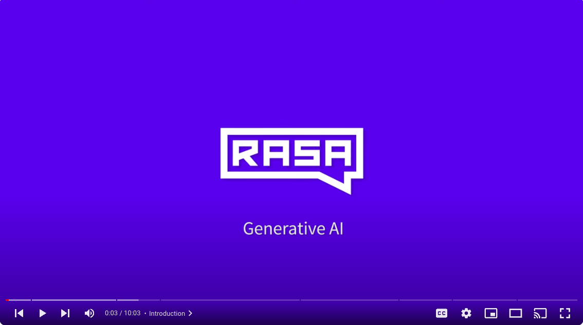 Generative AI Resources Toolkit | Rasa