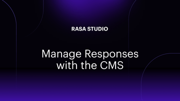 Studio Tutorial | Rasa